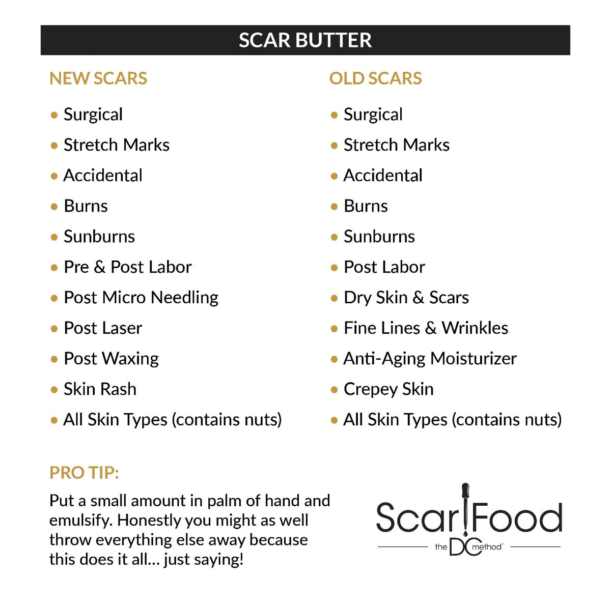 Scar Butter (Essential For Rapid Scar Repair) - Scar Food