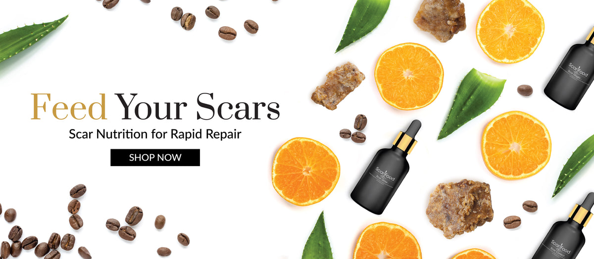 Scar Treatment for Scars, Acne Scars, & Stretch Marks With Scar Food