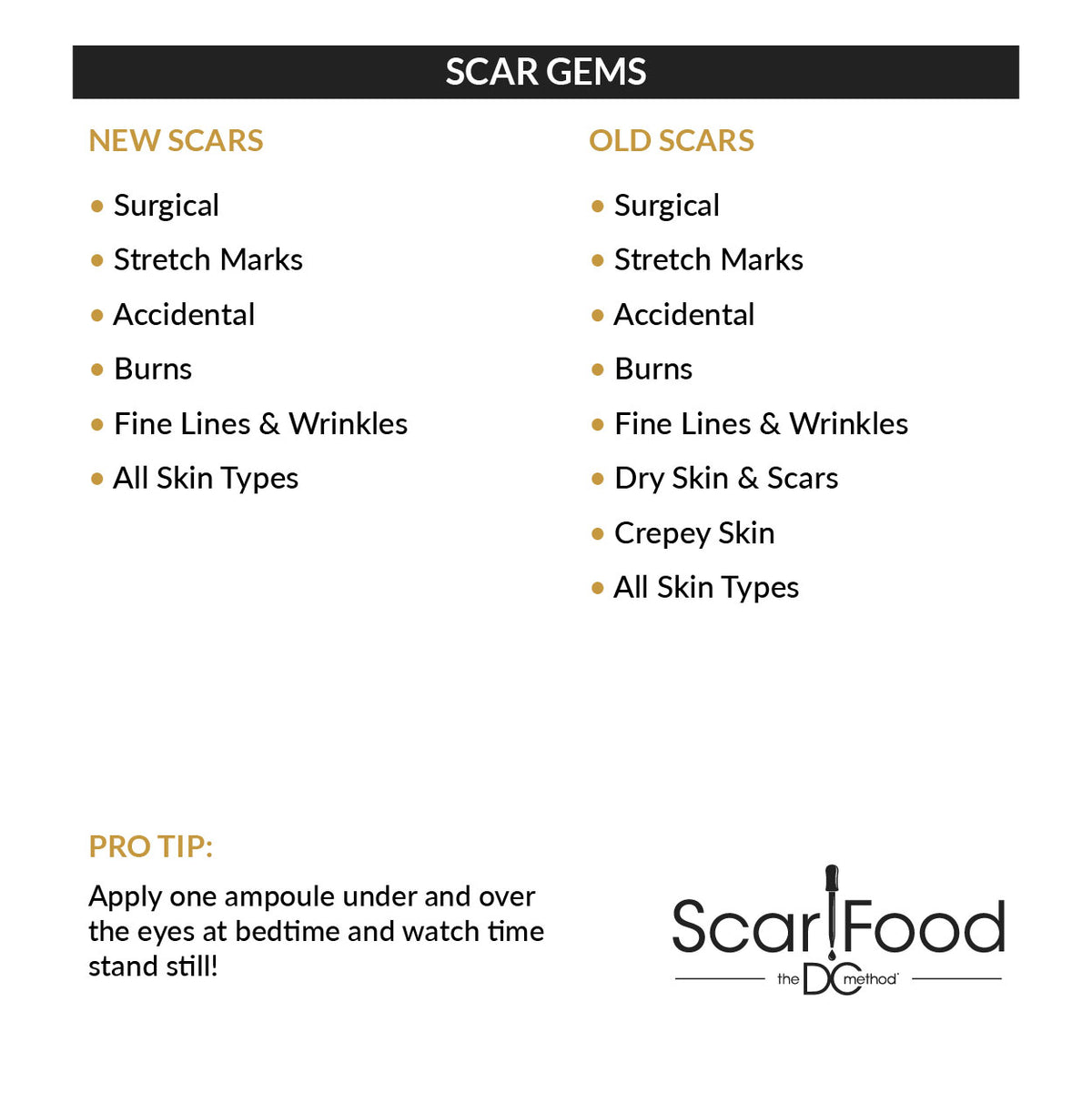 Scar Gems (Dramatically Decreases Wound Healing Time) - Scar Food