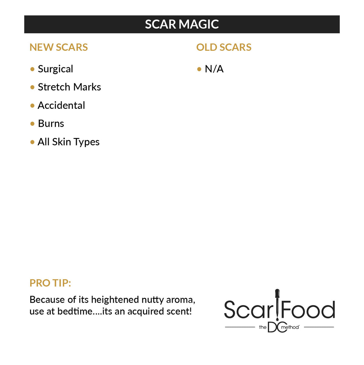 Scar Magic (Rapid Tissue Repair for New Scars) - Scar Food